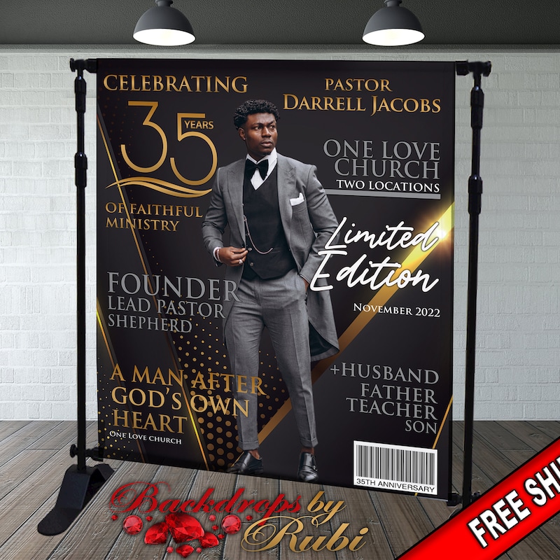 Pastors Anniversary Backdrop - Etsy