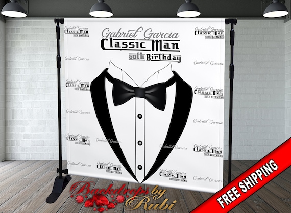 Paper & Party Supplies Brown backdrop classy backdrop man backdrop men ...