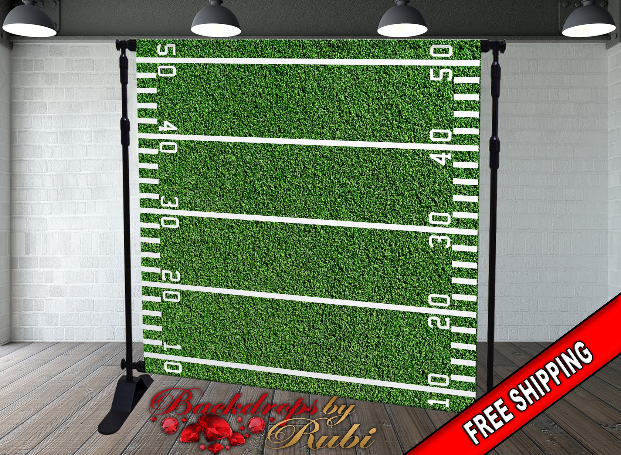 Football Birthday Backdrop Football Backdrop Baby Shower - Etsy