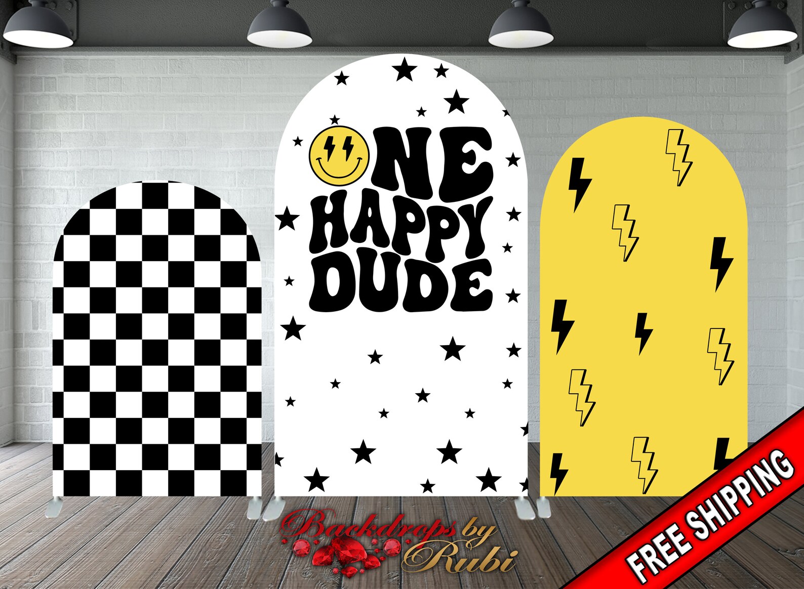 One Happy Dude Arched, One Happy Dude Chiara Banner, One Happy Dude ...