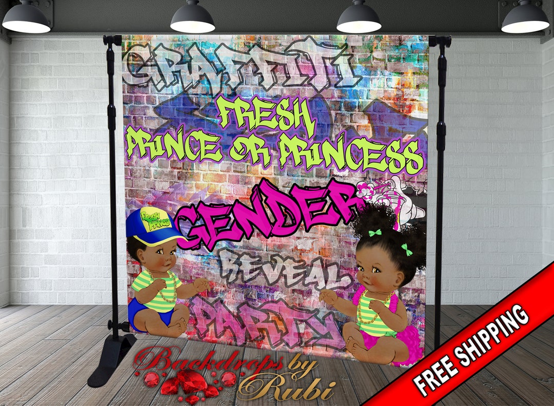 Fresh Prince Baby Shower Backdrop, Fresh Prince Birthday Backdrop ...