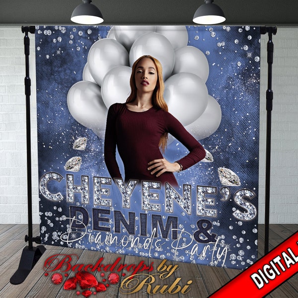 Denim Backdrop - Etsy