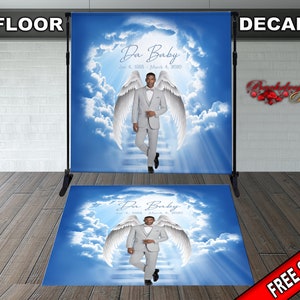 Memorial Floor Decal Funeral Floor Sticker Funeral Floor | Etsy