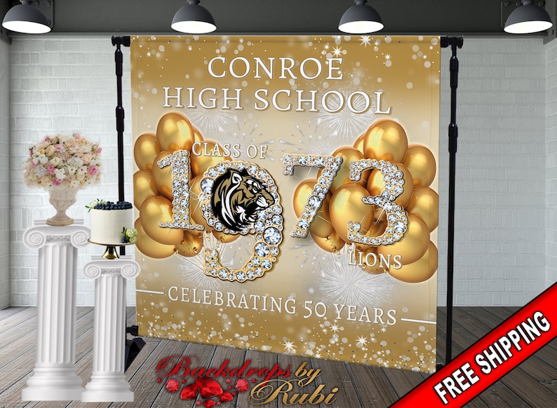 Class Reunion Backdrop, Class of Backdrop, Class Reunion Step and ...