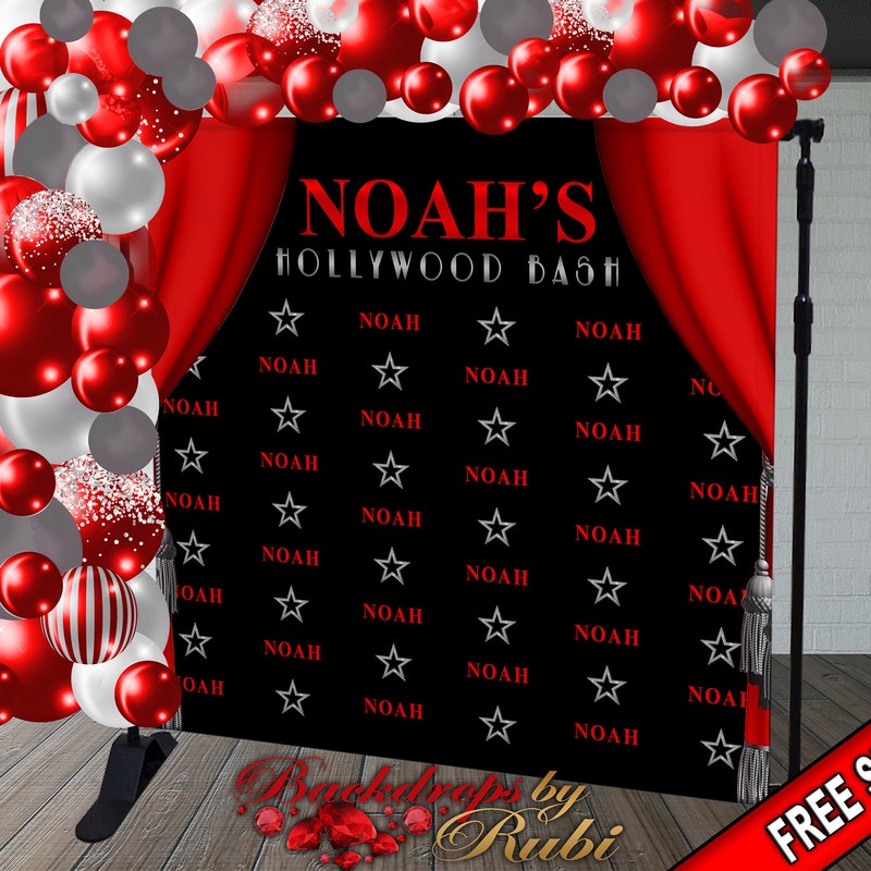 Hollywood Backdrop - Etsy