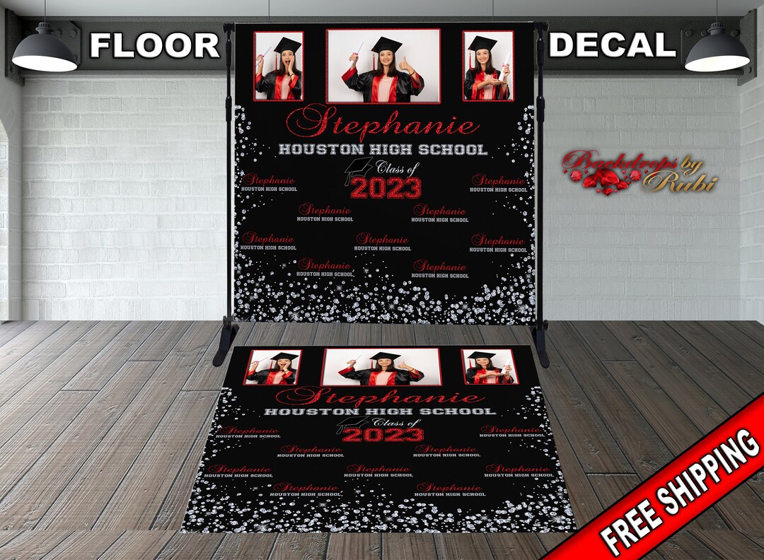 Graduation Floor Decal Sweet 16 Graduation Floor Decal - Etsy