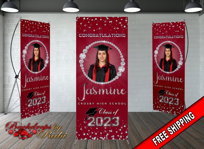 Graduation X-stand Graduation Banner Graduation X-stand - Etsy