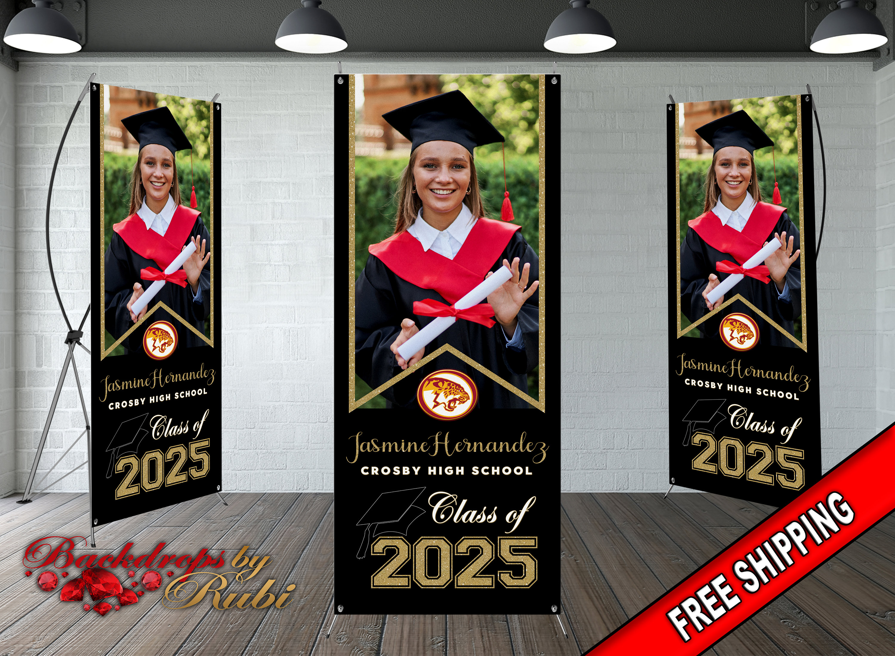 Graduación X-Stand, Banner de graduación, Banner de graduación X-Stand ...