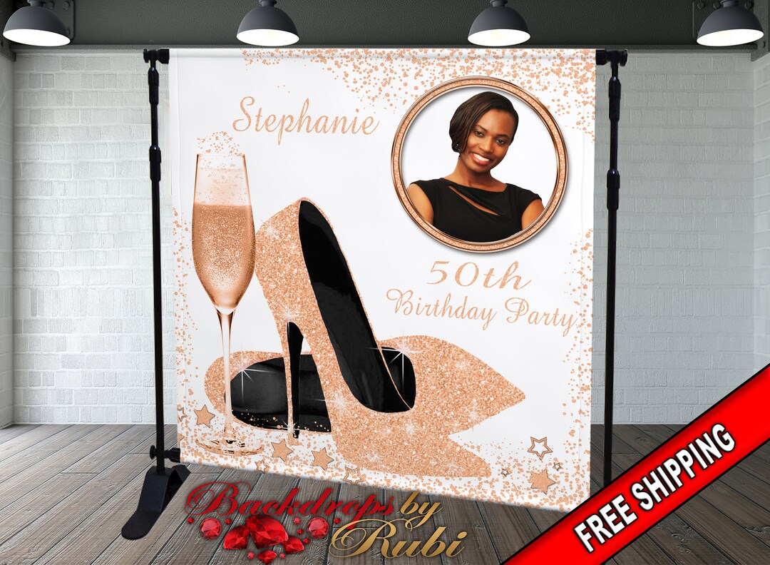 High Heels Backdrop, High Heels Birthday Backdrop, High Heel Shoe ...