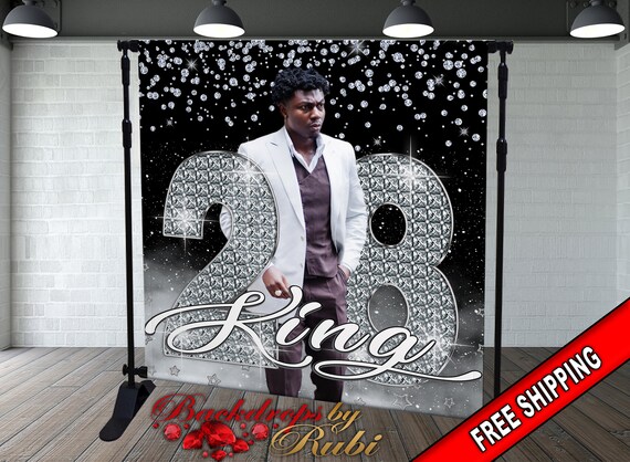 Birthday Backdrop Men's Backdrop Men's Birthday - Etsy