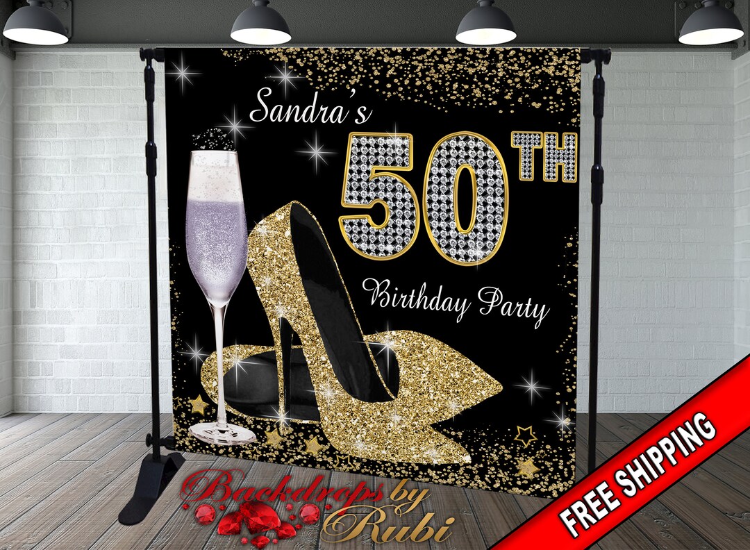 High Heels Backdrop, High Heels Birthday Backdrop, High Heel Shoe ...