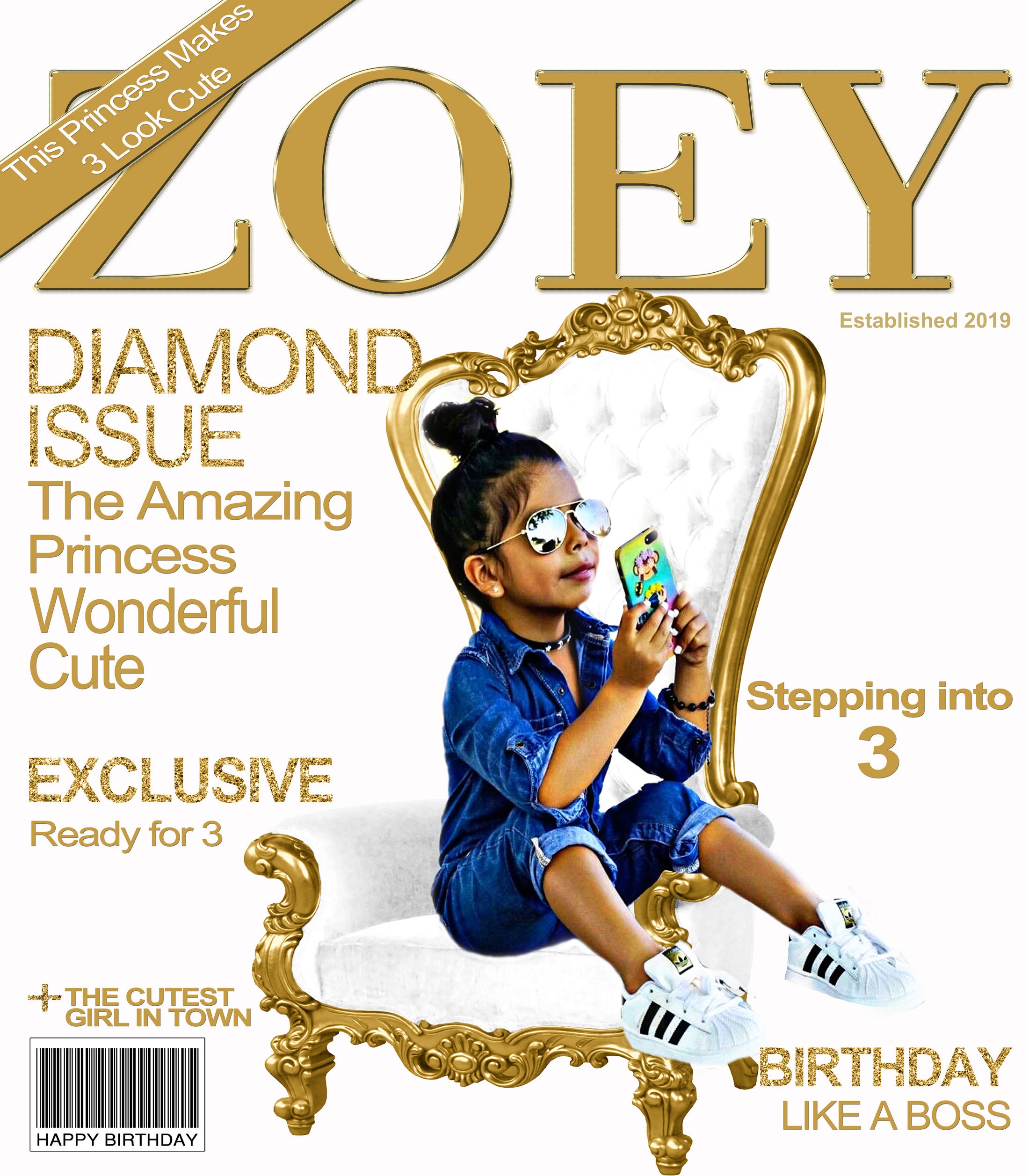 Magazine Kids Cover Backdrop, Magazine Cover Birthday, Magazine Cover ...