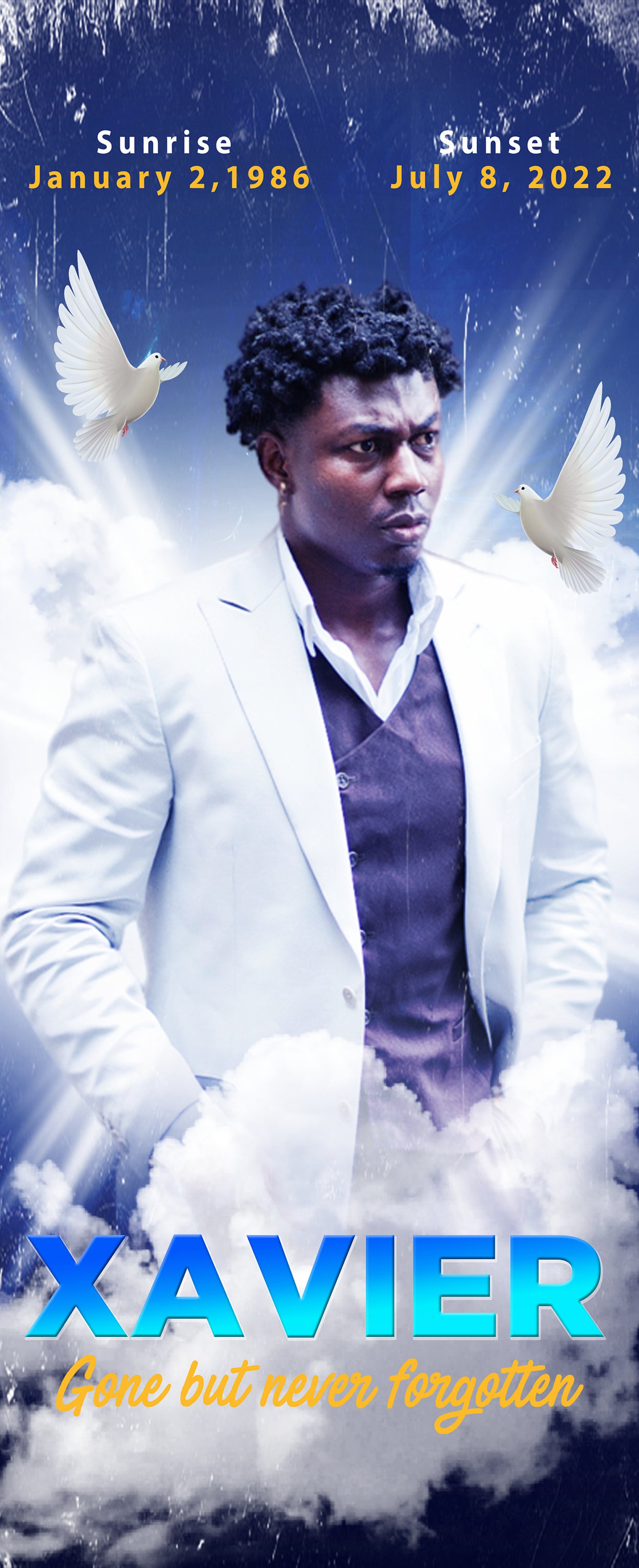 Memorial Retractable Banner Funeral Banner in Loving Memory - Etsy