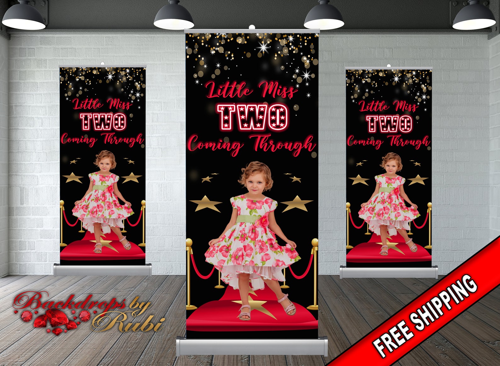Retractable Birthday Banner Custom Birthday Banner Picture - Etsy