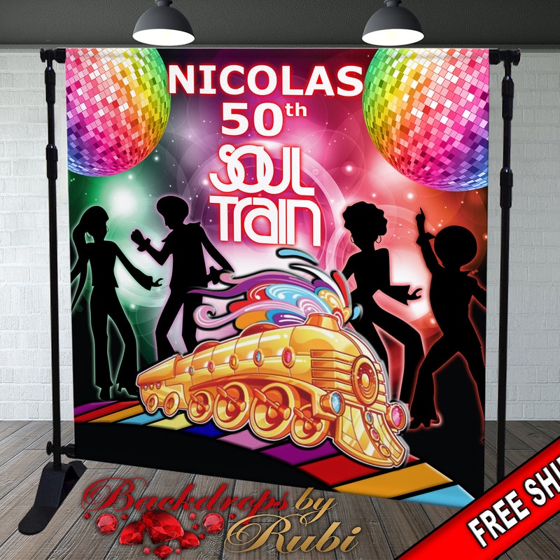Soul Train Backdrop - Etsy