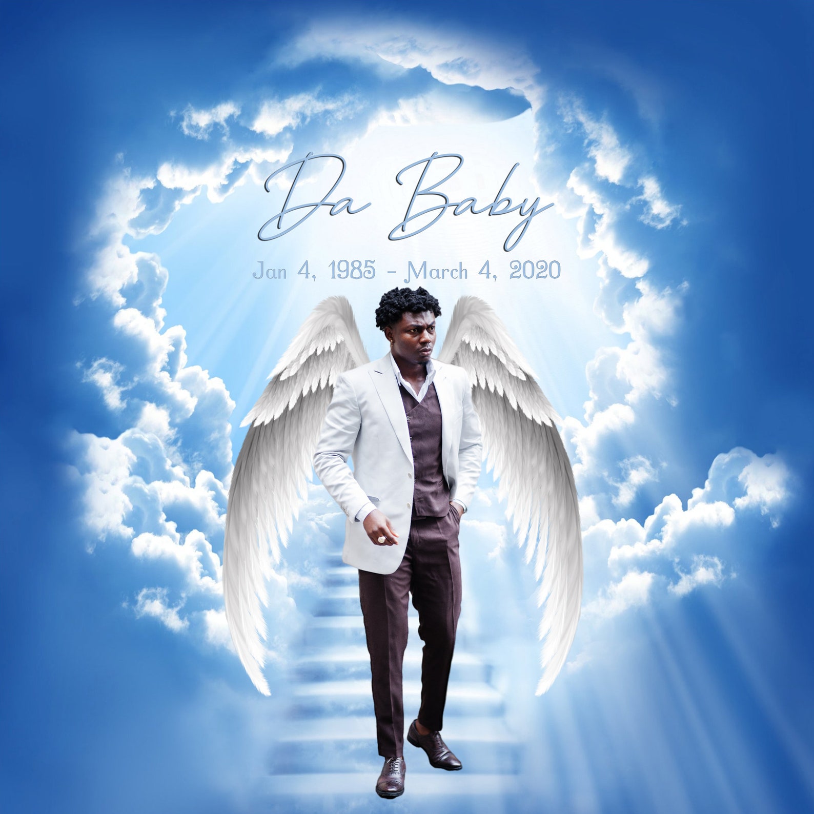 Memorial Backdrop Funeral Backdrop in Loving Memory - Etsy