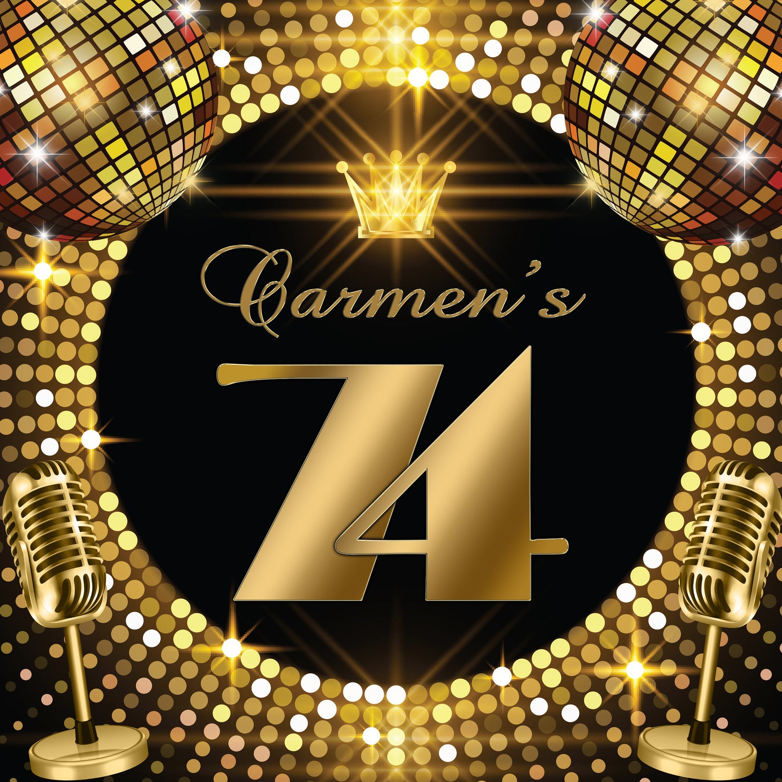 Birthday Backdrop Studio 54 Backdrop Disco Backdrop Studio - Etsy