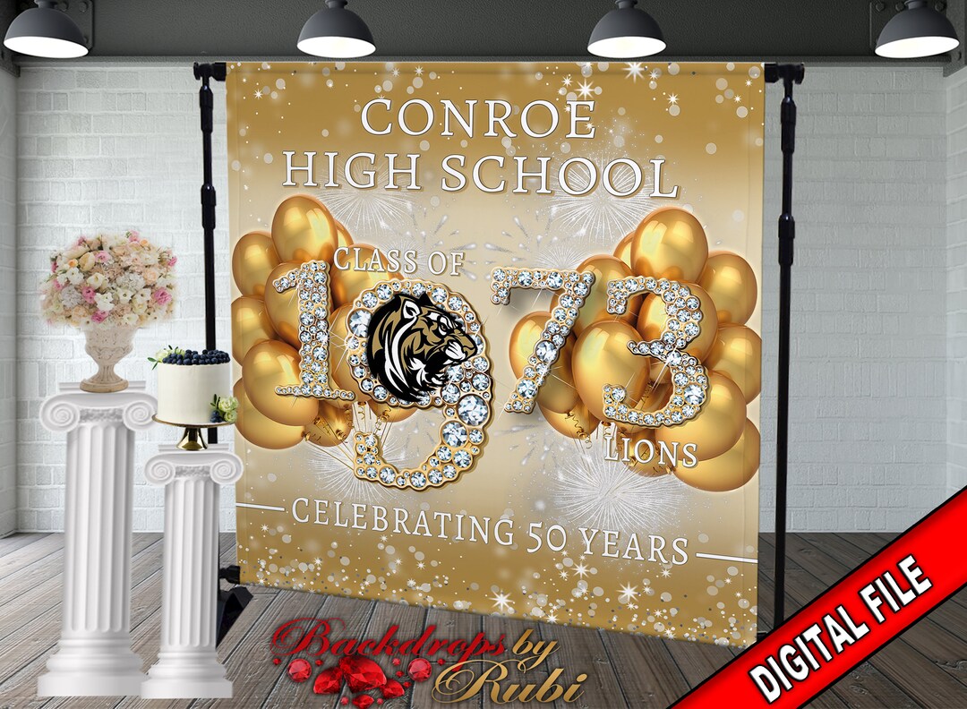 Class Reunion Backdrop, Class of Backdrop, Class Reunion Step and ...