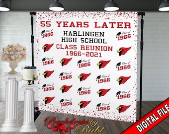 Class Reunion Backdrop, Class of Backdrop, Class Reunion Step and ...