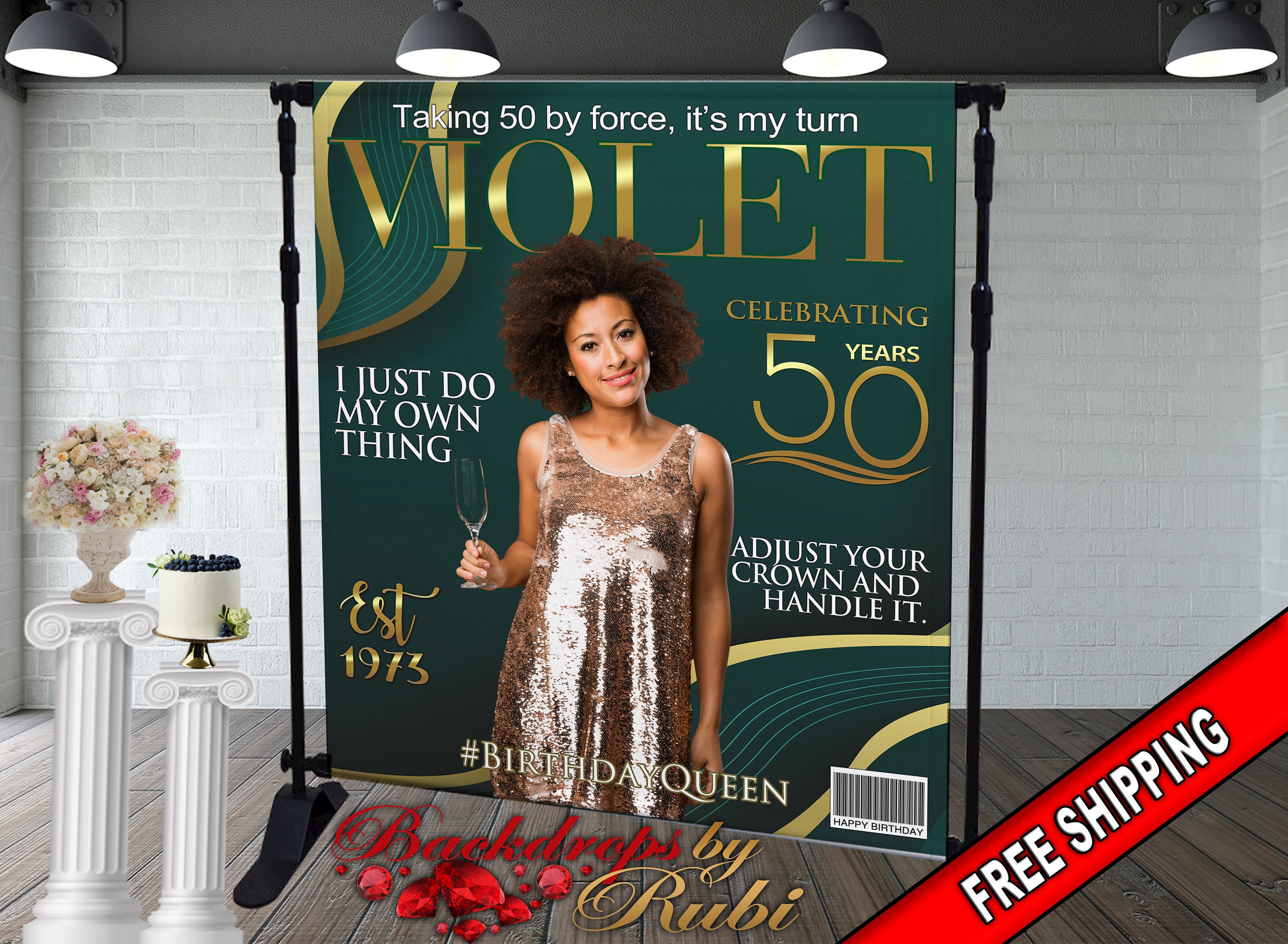 Magazine Cover Backdrop, Magazine Graduation, Magazine Class of 2026 ...