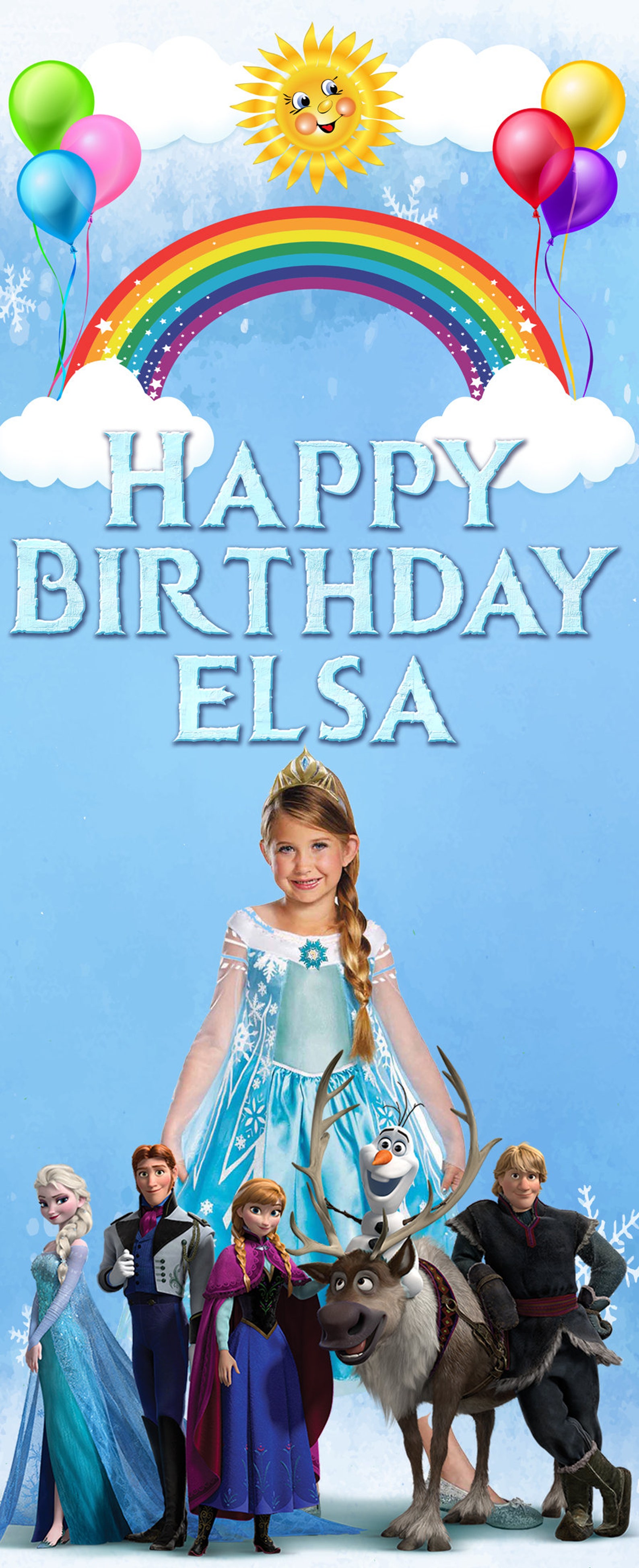 Retractable Birthday Banner Custom Birthday Banner Picture - Etsy