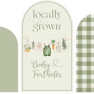 Locally Grown Banner, Arched Chiara Locally Grown Banner, Locally Grown ...