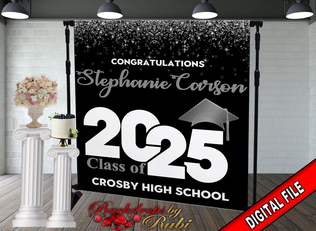 Graduation Backdrop, Sweet 16, Graduation Photo Booth, Class of 2026 ...