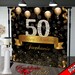 50th Birthday Backdrop, Women's Backdrop, Birthday Party Background ...