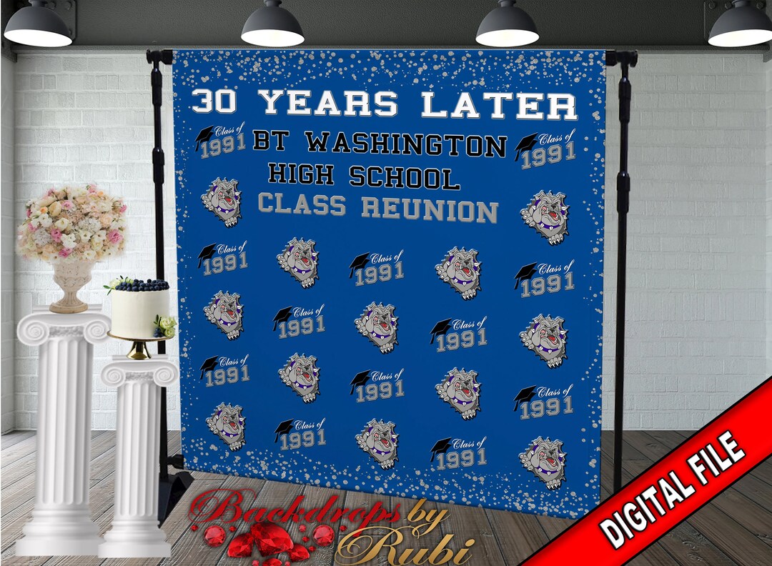 Class Reunion Backdrop, Class of Backdrop, Class Reunion Step and ...