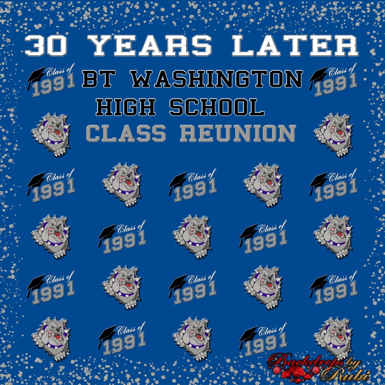 Class Reunion Backdrop, Class of Backdrop, Class Reunion Step and ...