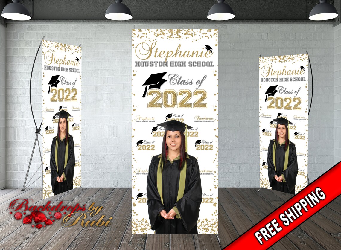 Graduation X-stand Graduation Banner Graduation X-stand - Etsy