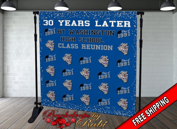 Class Reunion Backdrop Class of Backdrop Class Reunion Step - Etsy
