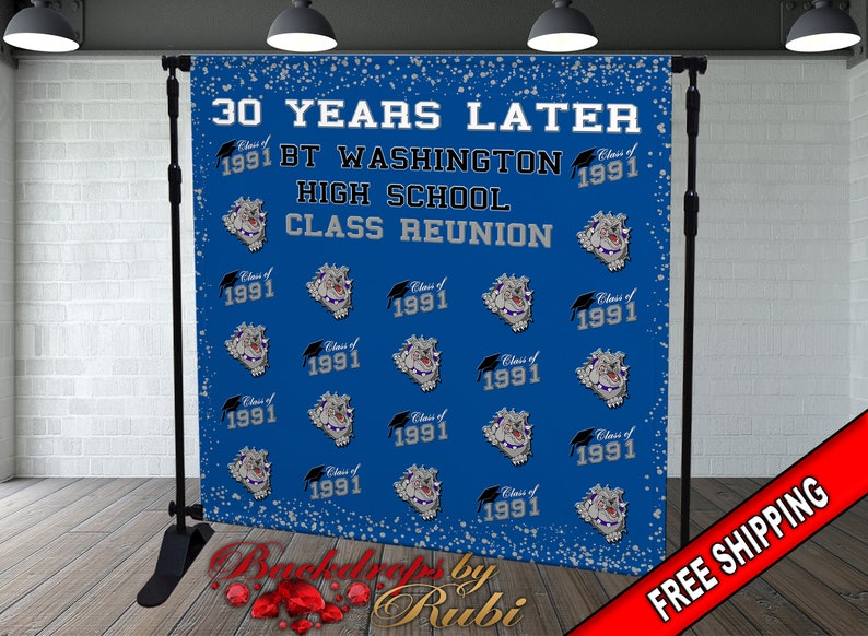 Class Reunion Backdrop, Class of Backdrop, Class Reunion Step and ...