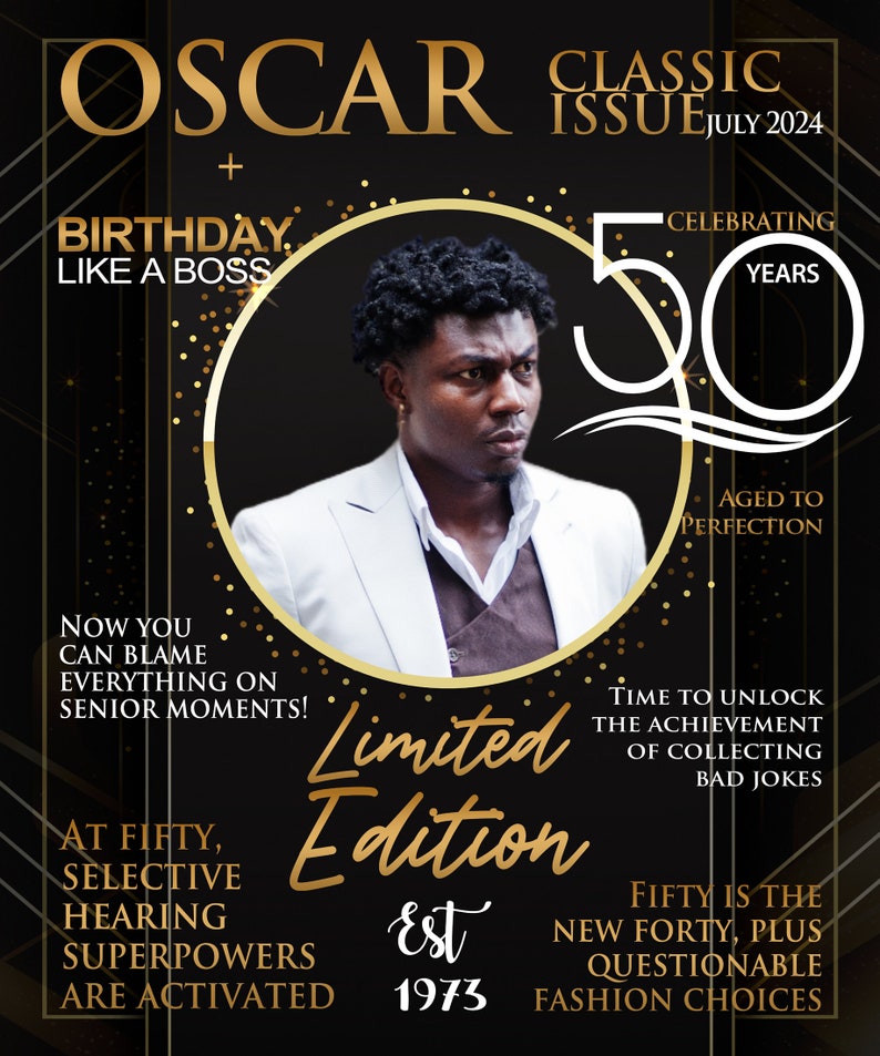 Magazine Cover Backdrop, Magazine Cover Birthday, Magazine Cover Banner ...
