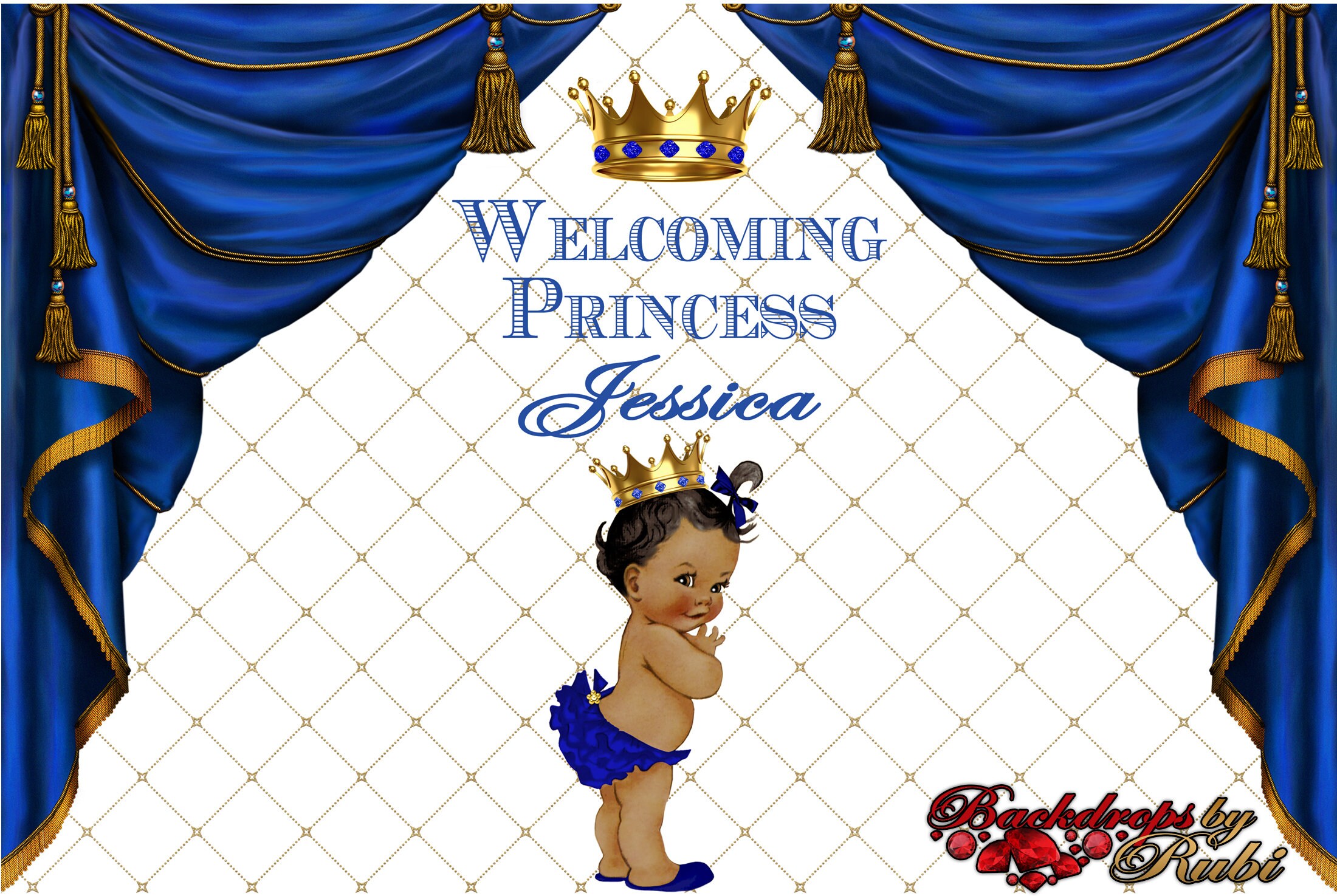 Royal Princess Theme Backdrop Princess Backdrop Royal - Etsy