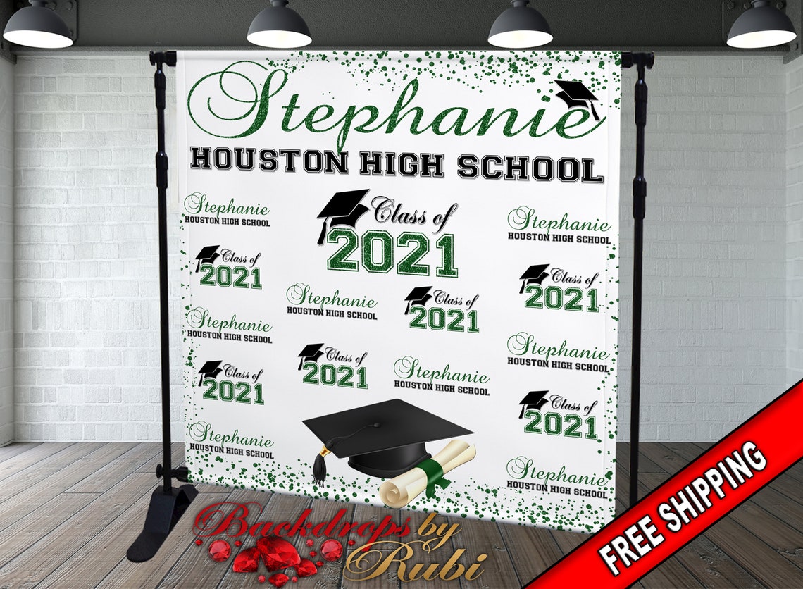 Graduation backdrop Sweet 16 Graduation Photo Booth Class | Etsy