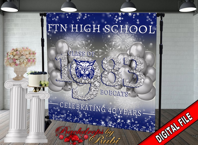 Class Reunion Backdrop, Class of Backdrop, Class Reunion Step and ...