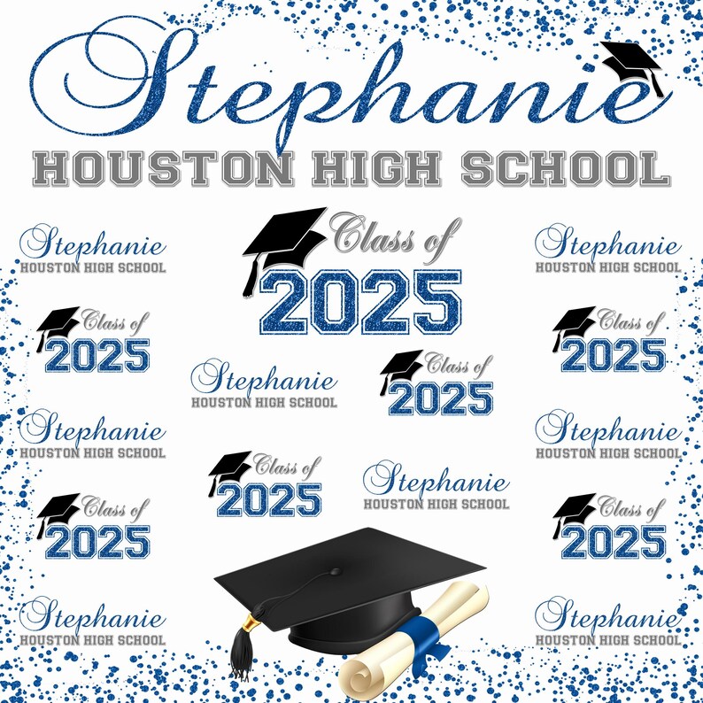 Graduation Floor Decal, Sweet 16, Graduation Floor Decal, Class of 2025 ...