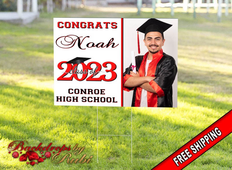 Graduation Yard Sign Graduation Yard Sign With H-stake - Etsy