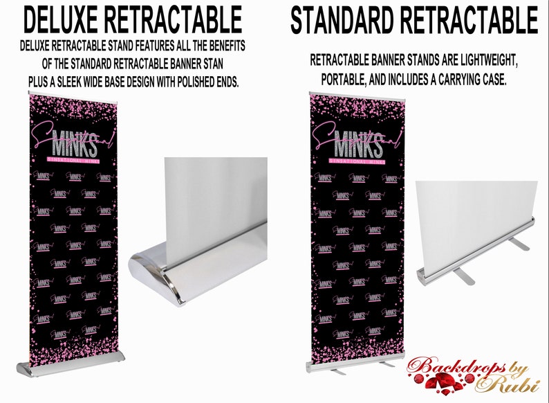 Retractable Logo Banner Logo Step and Repeat Business Event - Etsy