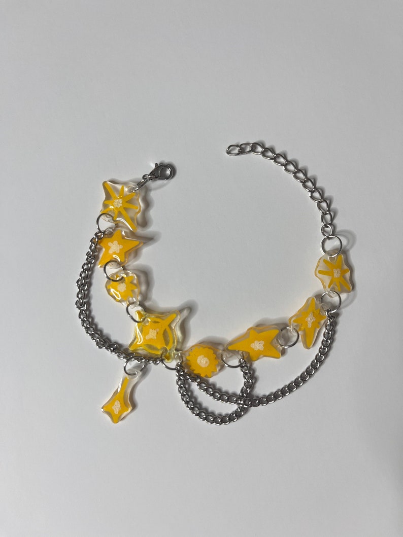 Star Shrinky Dink Bracelet | Handmade Shrink Plastic Bracelet - Etsy