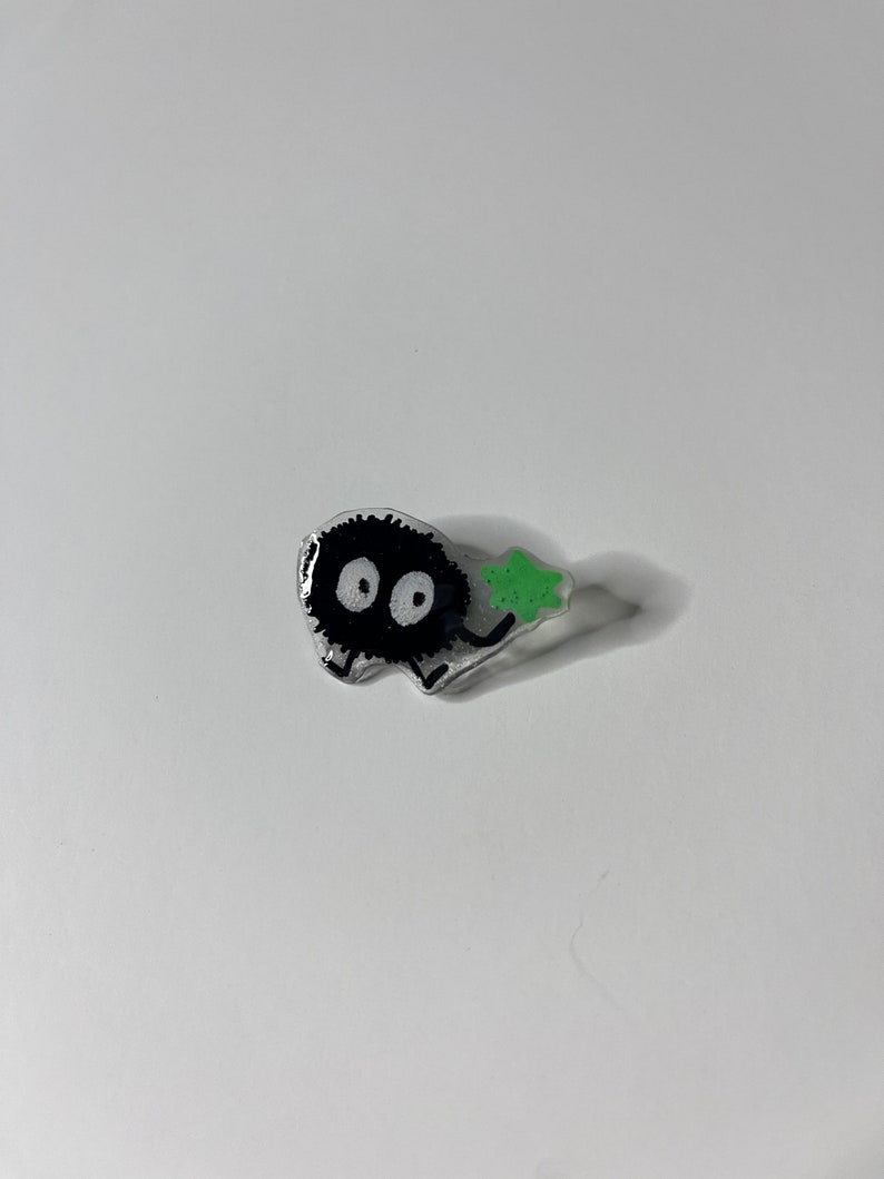Susuwatari Studio Ghibli Creature Pin | Spirited Away | Shrinky Dink ...