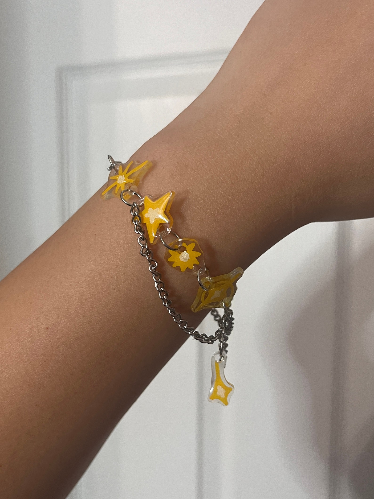 Star Shrinky Dink Bracelet | Handmade Shrink Plastic Bracelet - Etsy