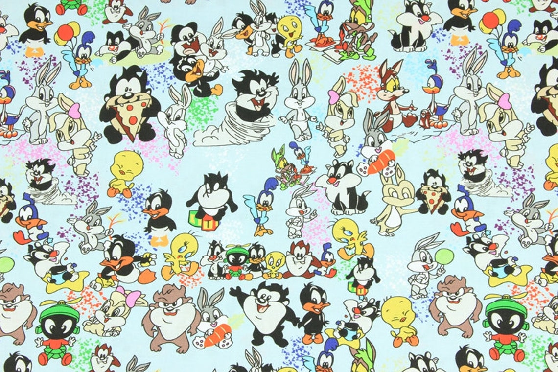 Cute Cartoon Character Fabric Cotton Fabric Used To Make Etsy