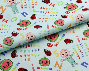 Cocomelon Fabric by the Yard | Etsy