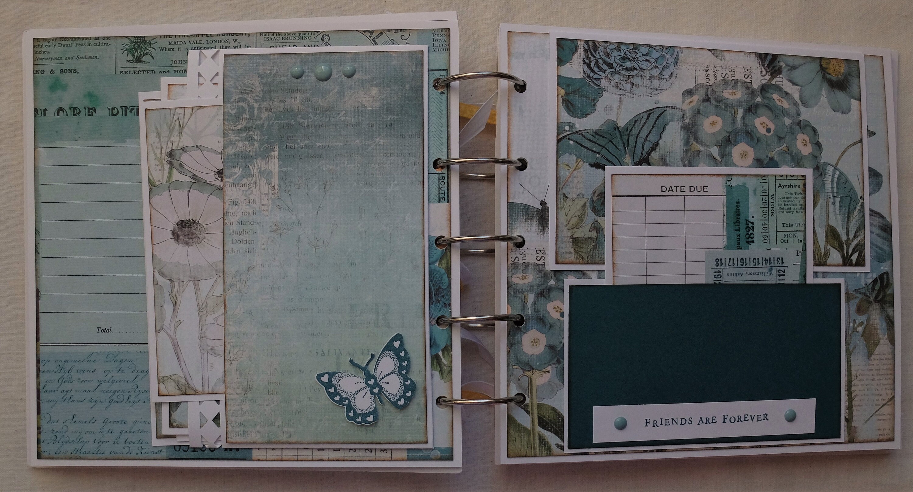 Mini Album, Friends, Memories, Keepsake Album, Photo Album, Pre-made ...