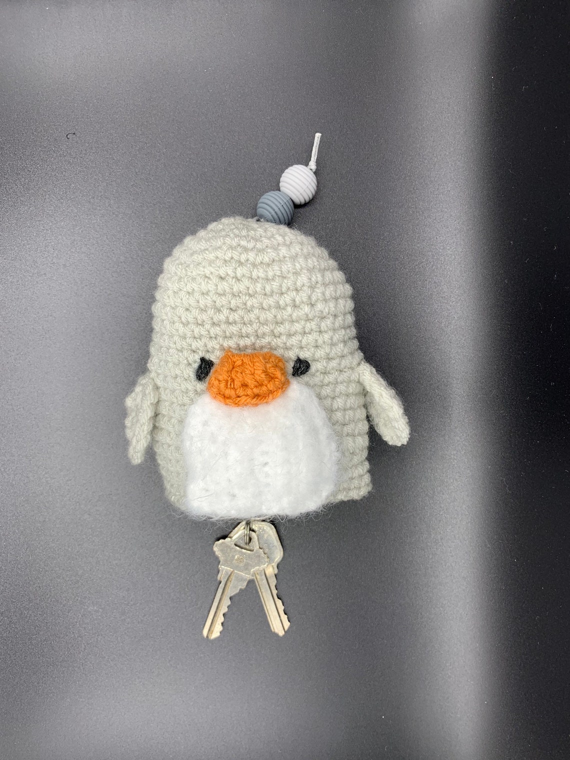 Handmade Penguin keychain unique gift handmade keychain | Etsy