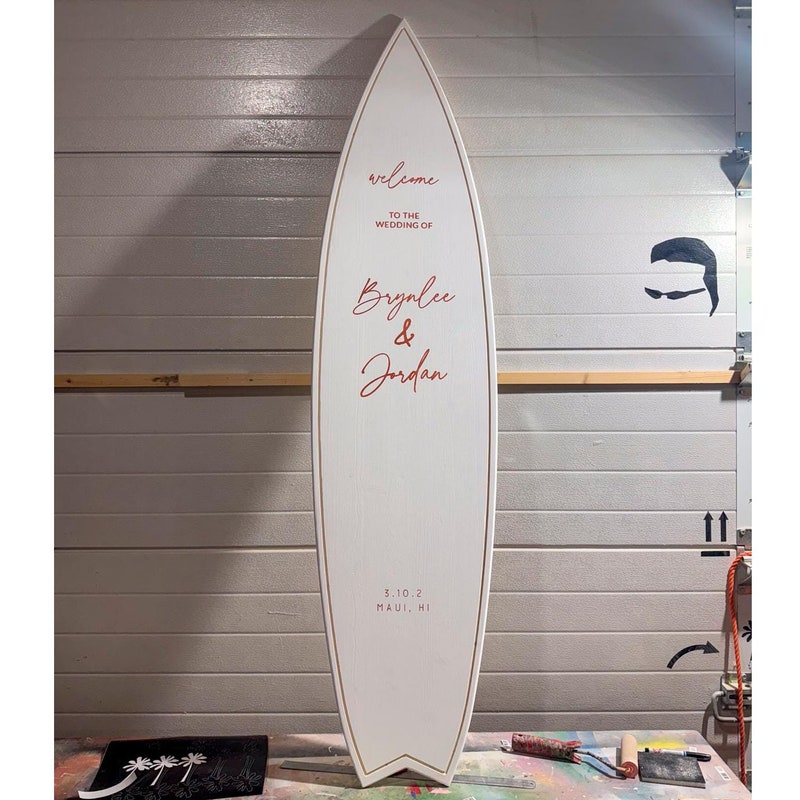 Surfboard Guests to Sign - Etsy