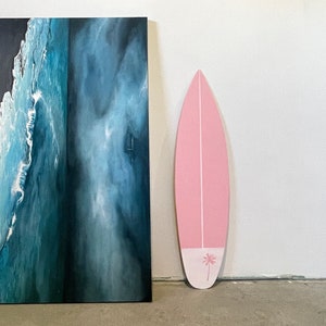 Wooden Pink Surfboard Decor 1 Meter Wall Art - Etsy