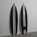 Wooden Black Surfboard Decor 1 Meter Wall Art - Etsy